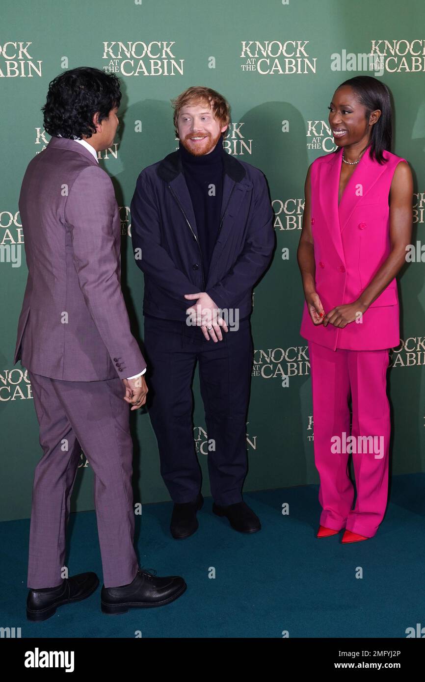 (left to right) M. Night Shyamalan, Rupert Grint and Nikki Amuka-Bird ...
