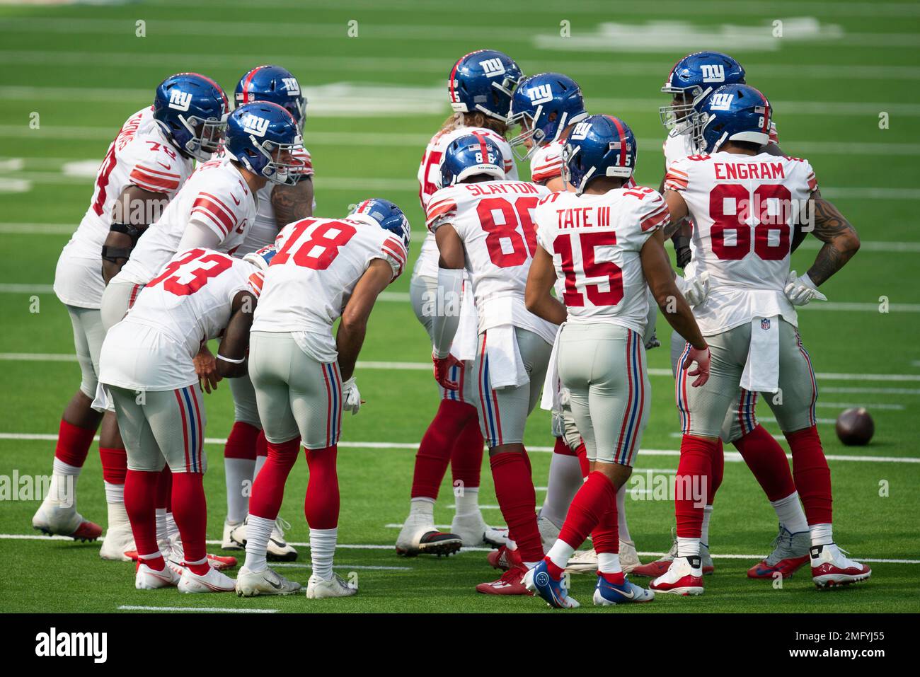 Nfl Football Team Huddle