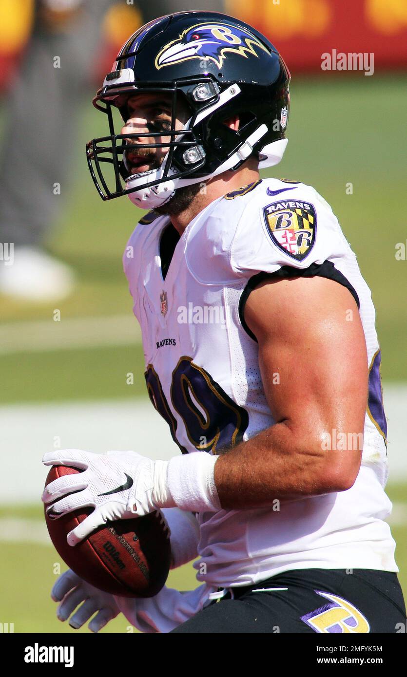 Baltimore Ravens tight end Mark Andrews (89) in action during an NFL ...