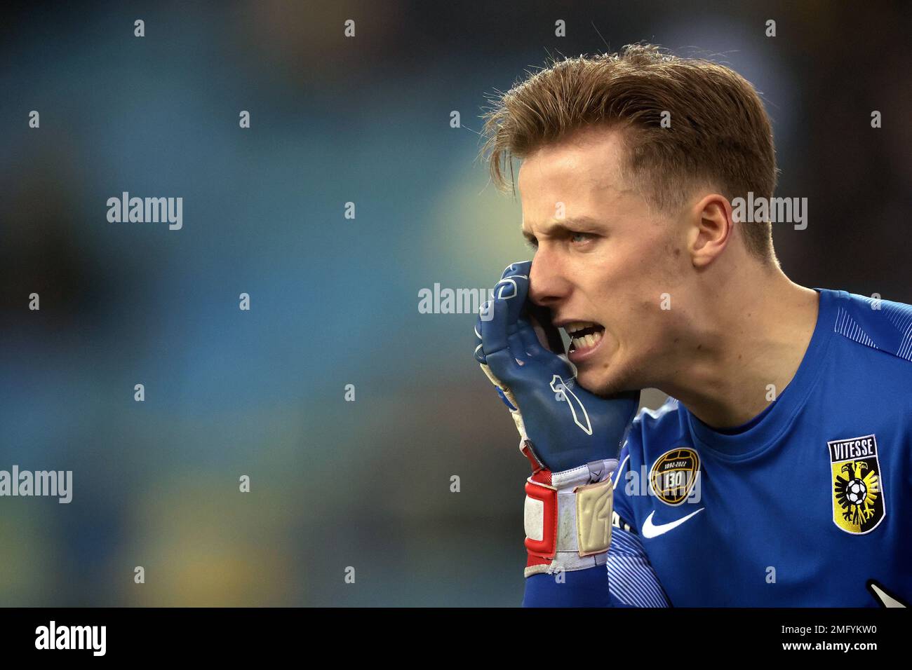 ARNHEM - Vitesse goalkeeper Daan Reiziger during the Dutch premier ...