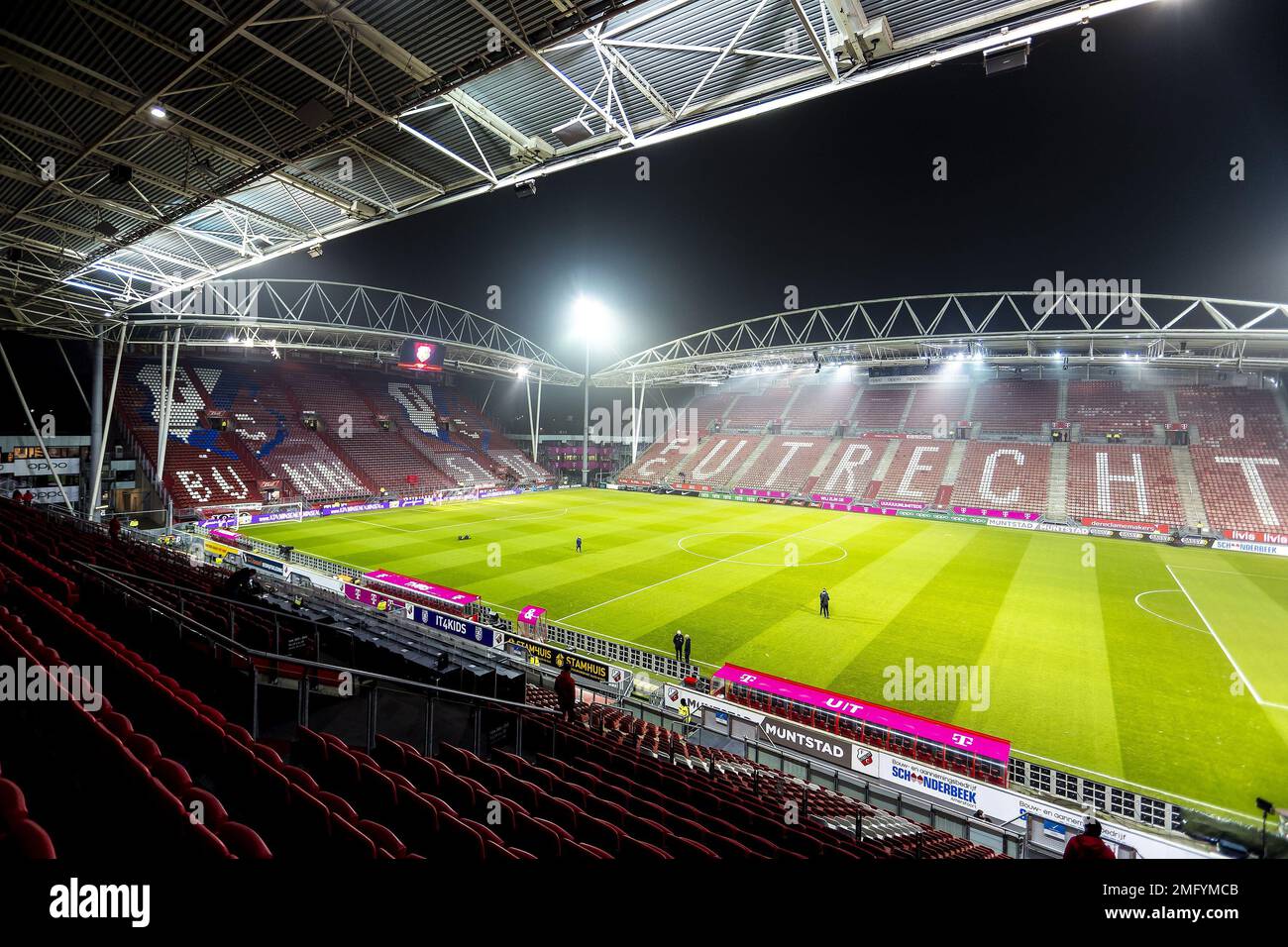 UTRECHT, 25-01-2023. Stadion Galgenwaard, Stadium of Utrecht. Dutch ...