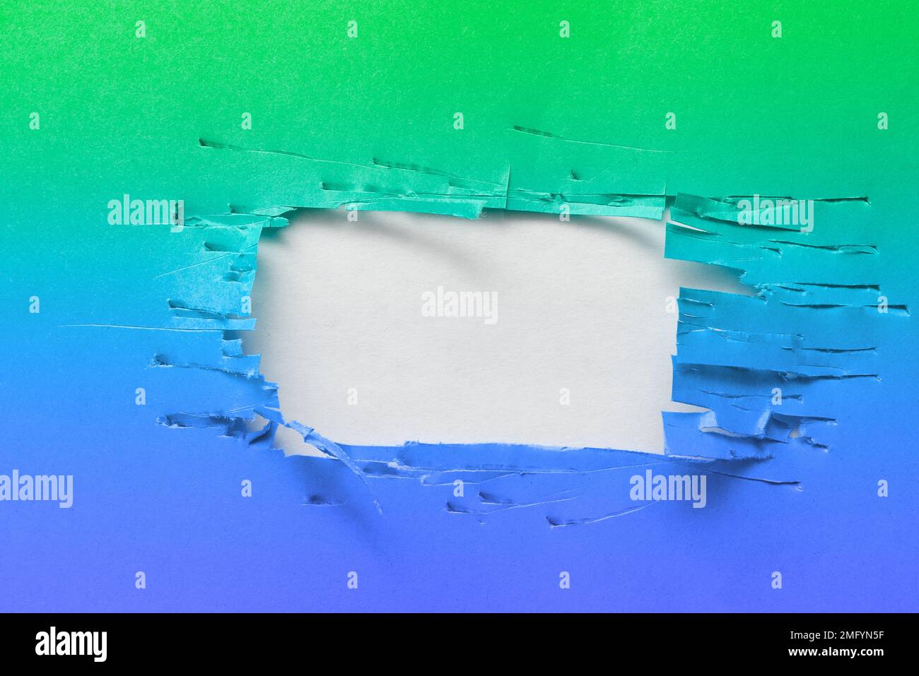 Important Information Written Under Ripped Piece Of Paper. Crutial ...