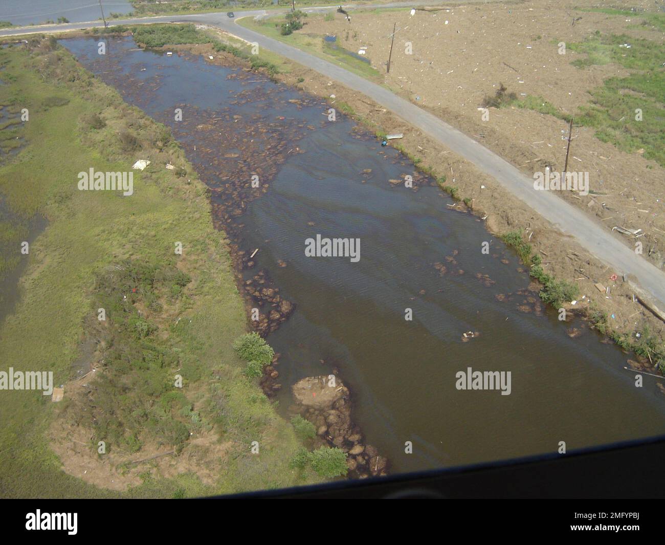 Overflight - Chief Cox - 26-HK-207-2. Hurricane Katrina Stock Photo - Alamy