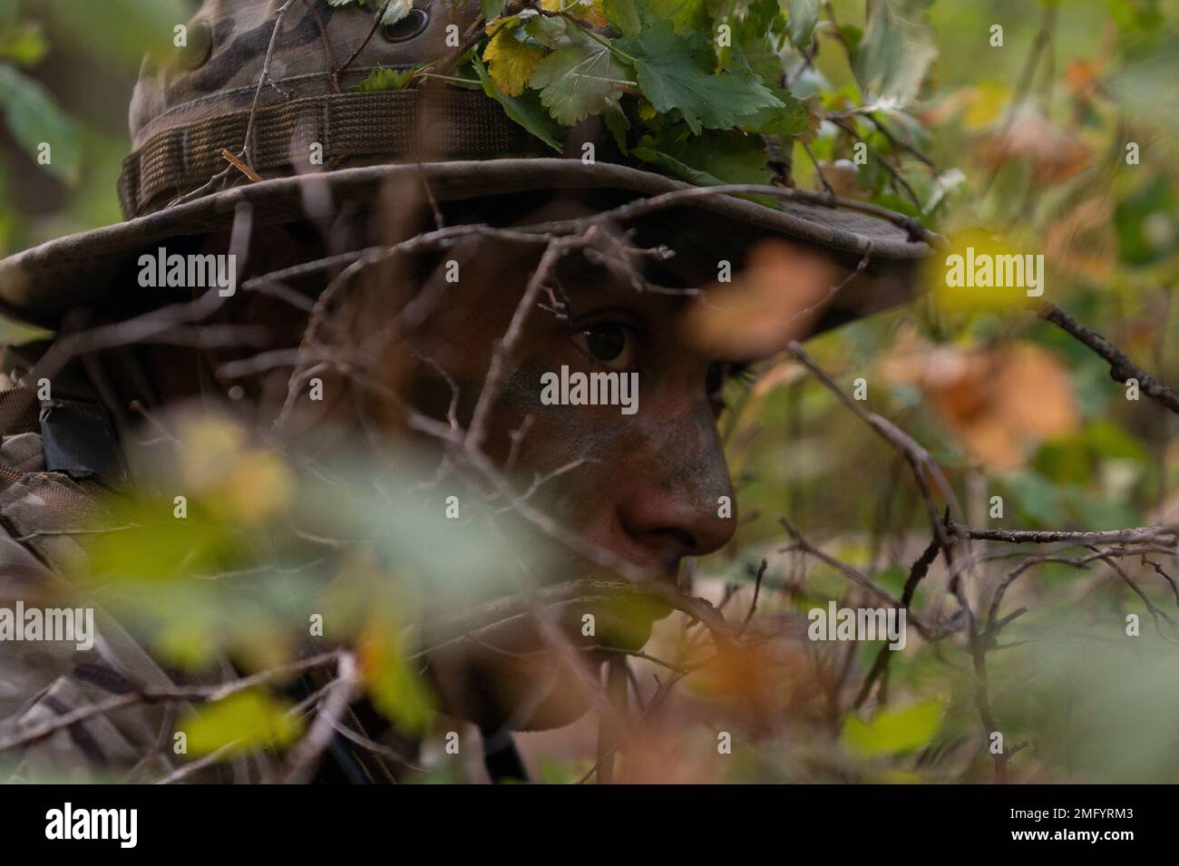 Tactical air control party Airmen with the 124th Air Support Operations ...