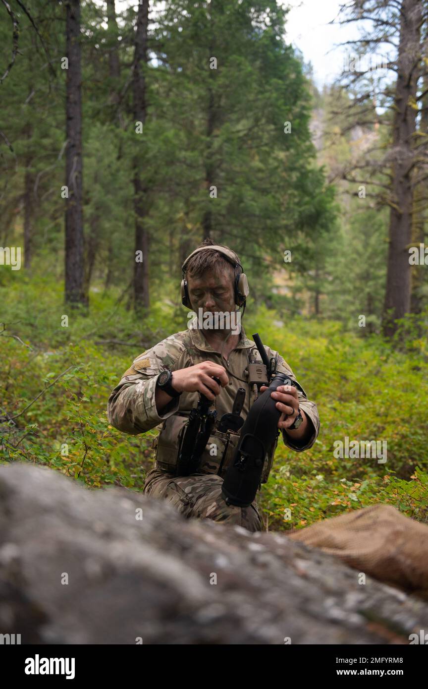 Tactical air control party Airmen with the 124th Air Support Operations ...
