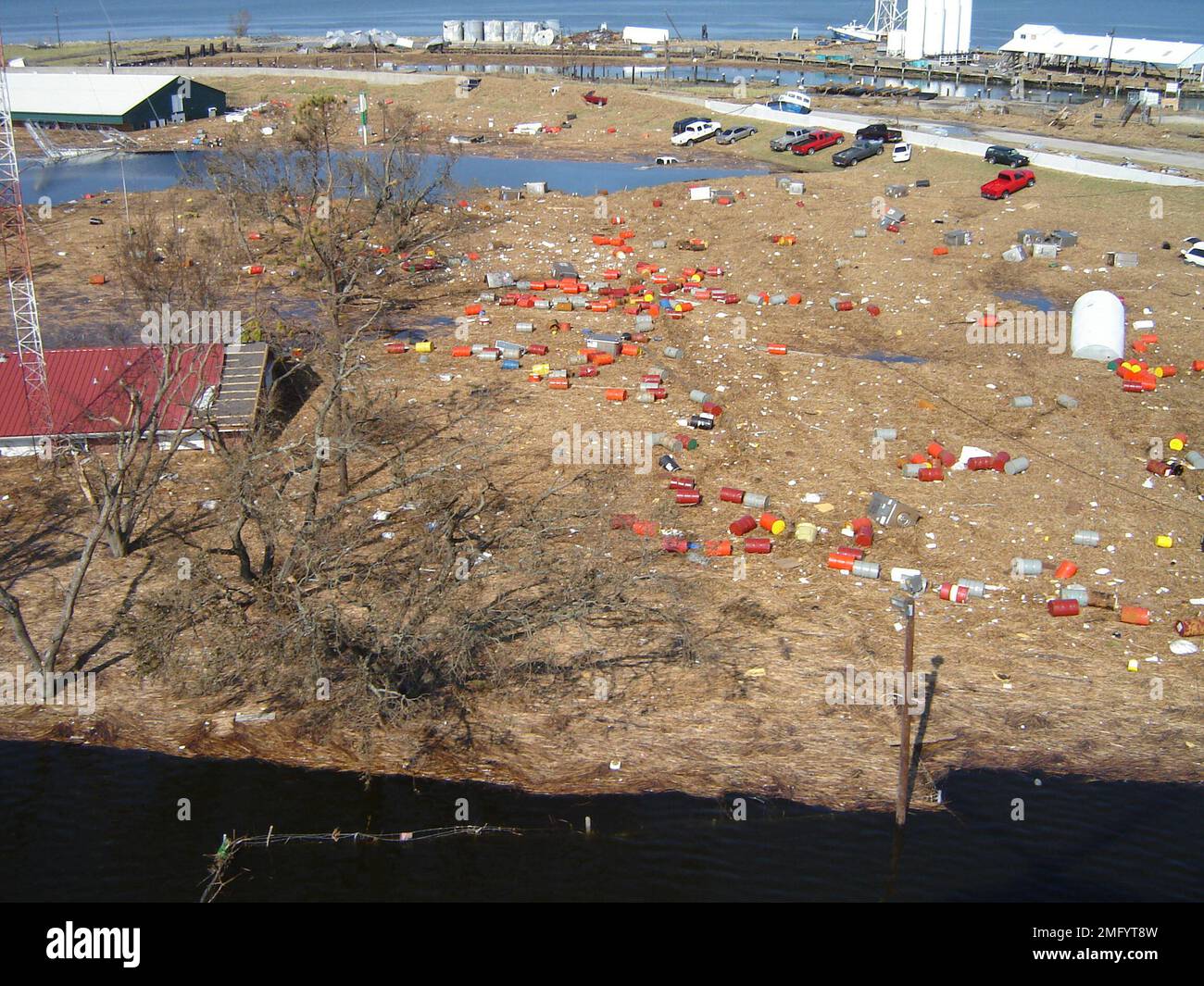 Overflight - Chief Cox - 26-HK-207-3. Hurricane Katrina Stock Photo - Alamy