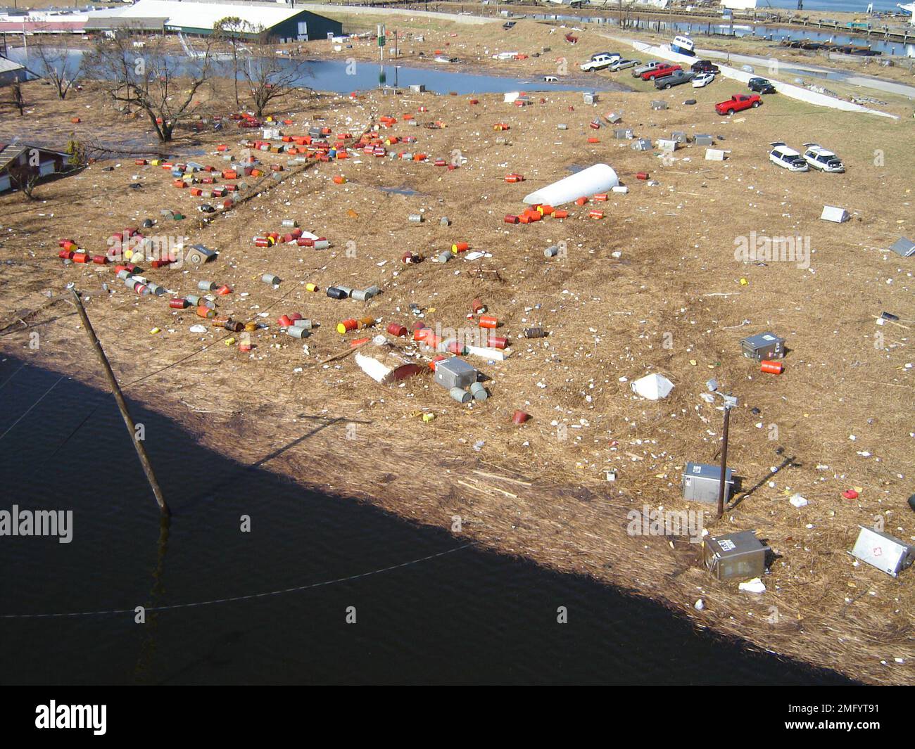Overflight - Chief Cox - 26-HK-207-1. Hurricane Katrina Stock Photo - Alamy
