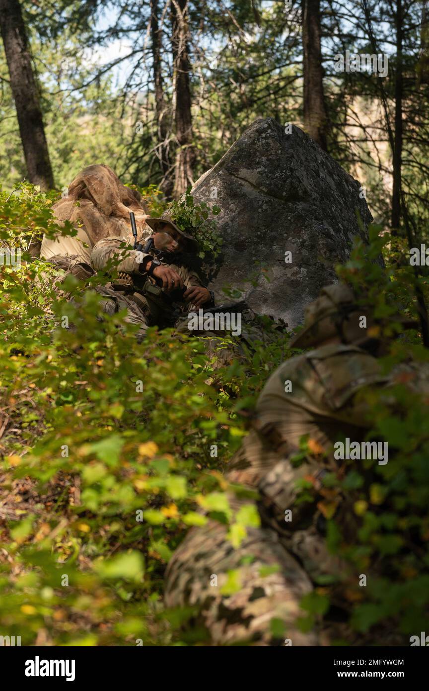 Tactical air control party Airmen with the 124th Air Support Operations ...