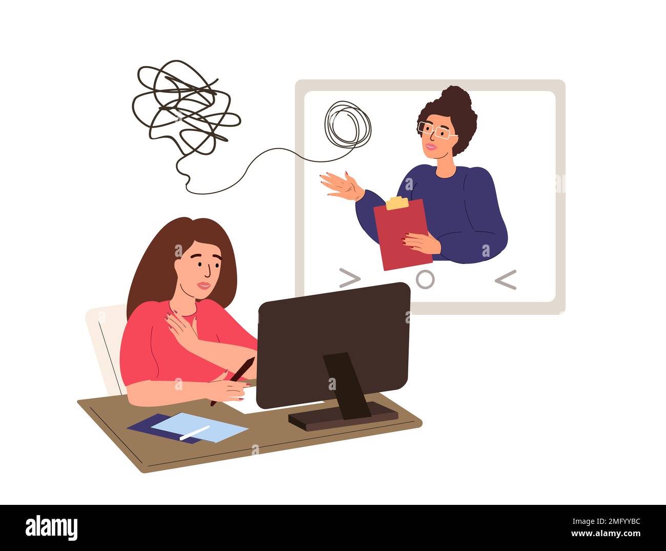 Stress call Cut Out Stock Images & Pictures - Alamy