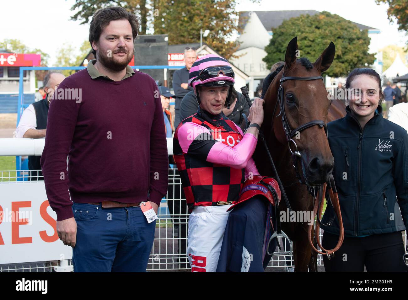 Windsor, Berkshire, UK. 10th October, 2022. Jockey Jack Mitchell winner ...