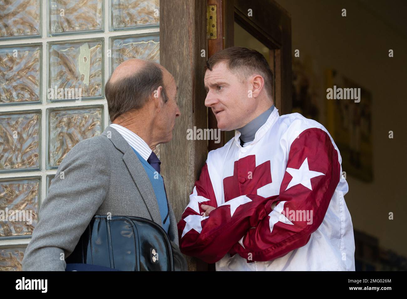 Windsor, Berkshire, UK. 10th October, 2022. Jockey Laim Keniry. Credit ...