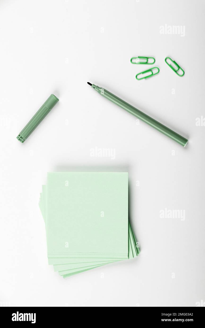 Multiple Assorted Collection Office Stationery Photo Placed Over Table ...