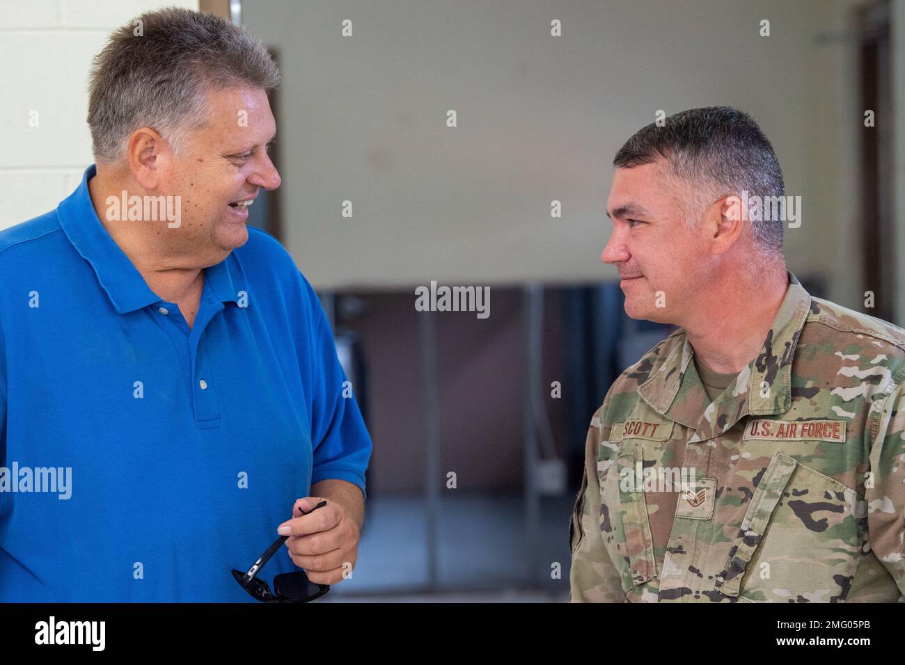 U.S. Air Force Staff Sgt. Bradford Scott, a chaplain’s assistant with ...