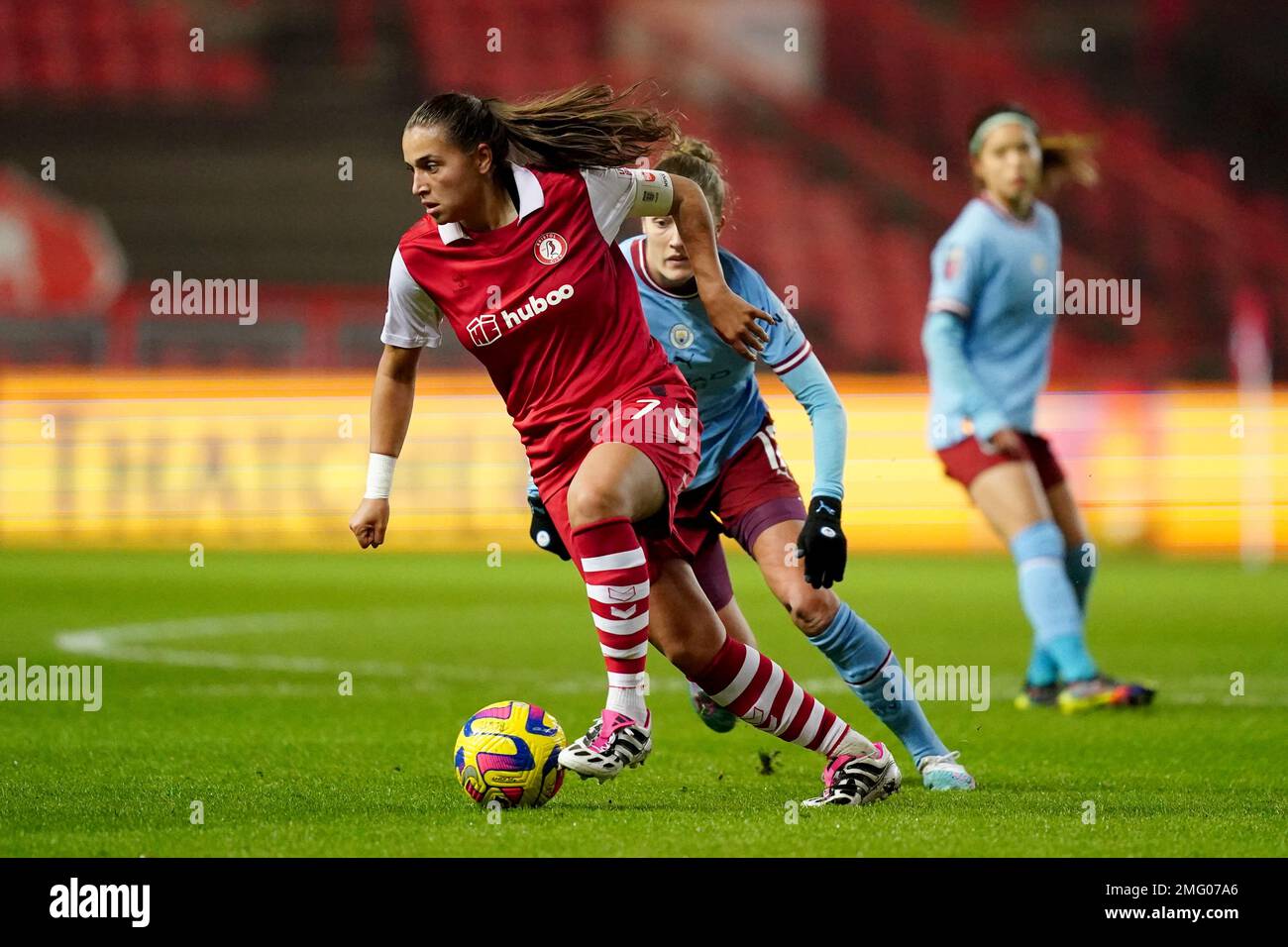 Bristol City’s Abi Harrison in action during the FA Women's Continental ...