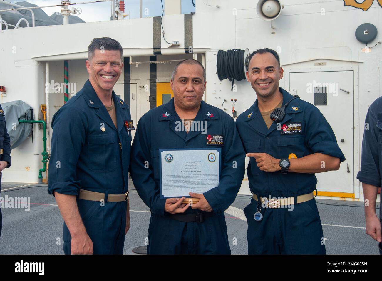 PHILIPPINE SEA (Aug. 20, 2022) – Capt. Jeffrey Feinberg, commanding ...