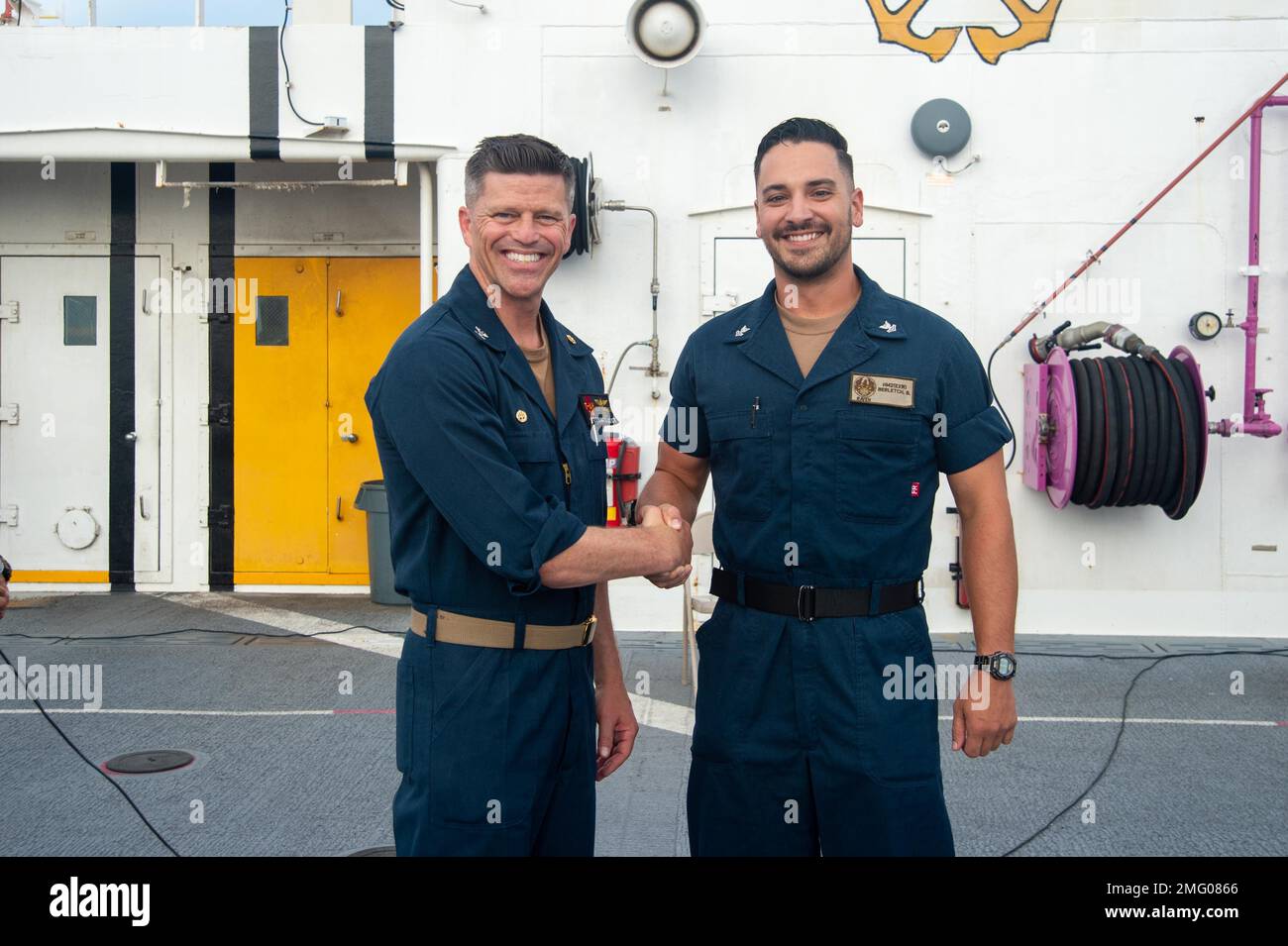 PHILIPPINE SEA (Aug. 20, 2022) – Capt. Jeffrey Feinberg, commanding ...