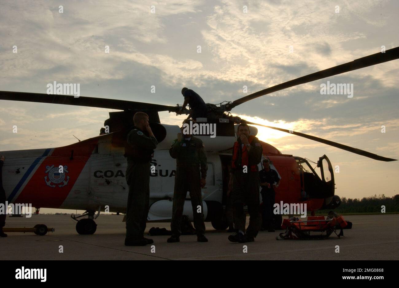 Aircrafts - HH-60 Jayhawk - 26-HK-53-72. Personnel on ramp with HH-60 ...
