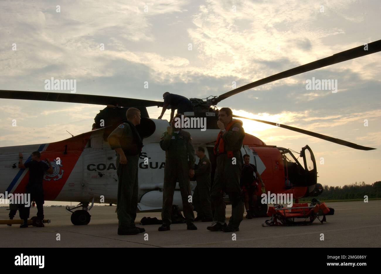 Aircrafts - HH-60 Jayhawk - 26-HK-53-71. Personnel on ramp with HH-60 ...