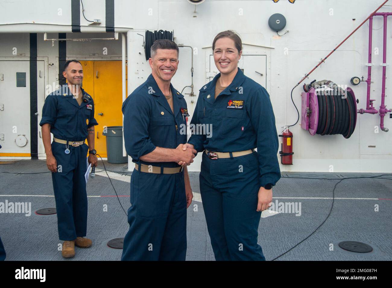 PHILIPPINE SEA (Aug. 20, 2022) – Capt. Jeffrey Feinberg, commanding ...