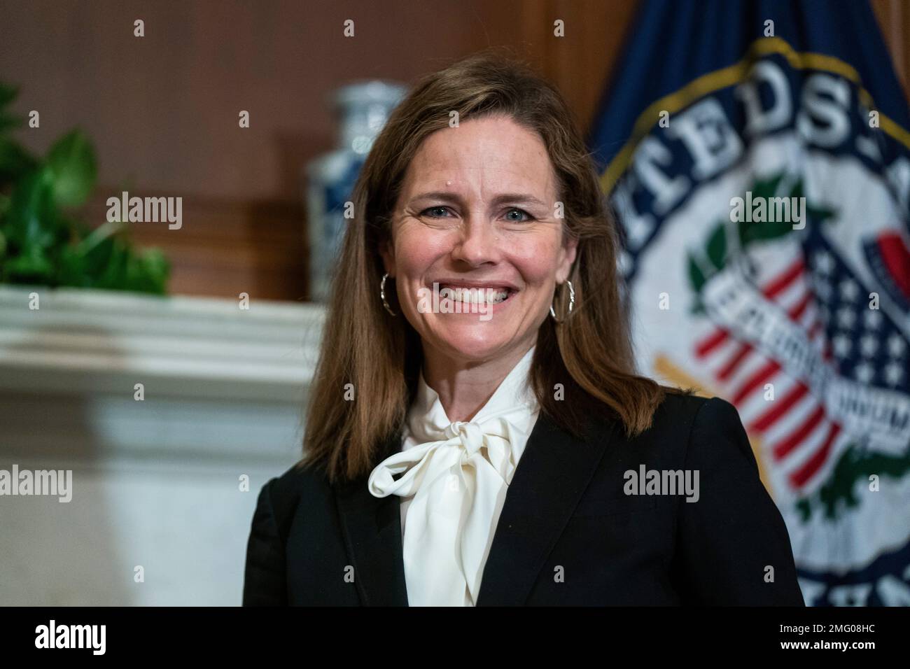 Judge Amy Coney Barrett, President Donald Trumps nominee for the U.S ...