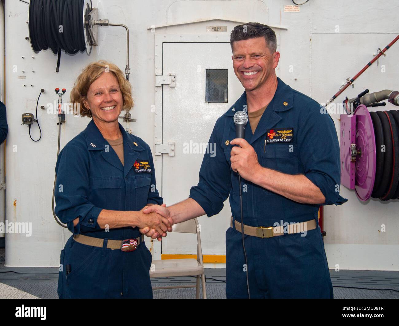 PHILIPPINE SEA (Aug. 20, 2022) – Capt. Jeffrey Feinberg, commanding ...