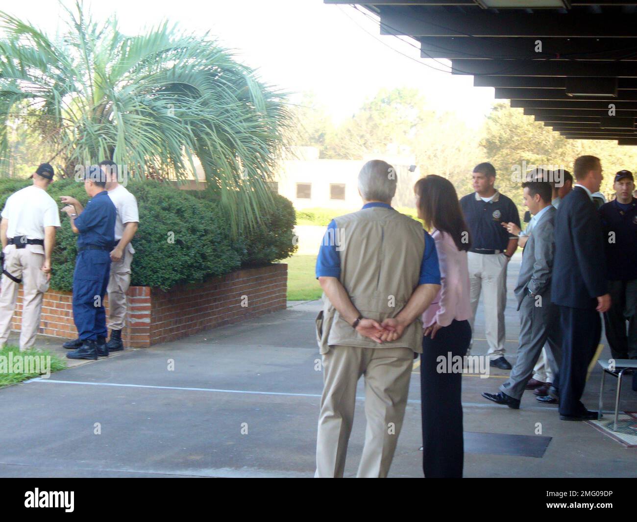 . CAPT David Callahan (CO ATC Mobile) with Secret Service at ATC Mobile ...