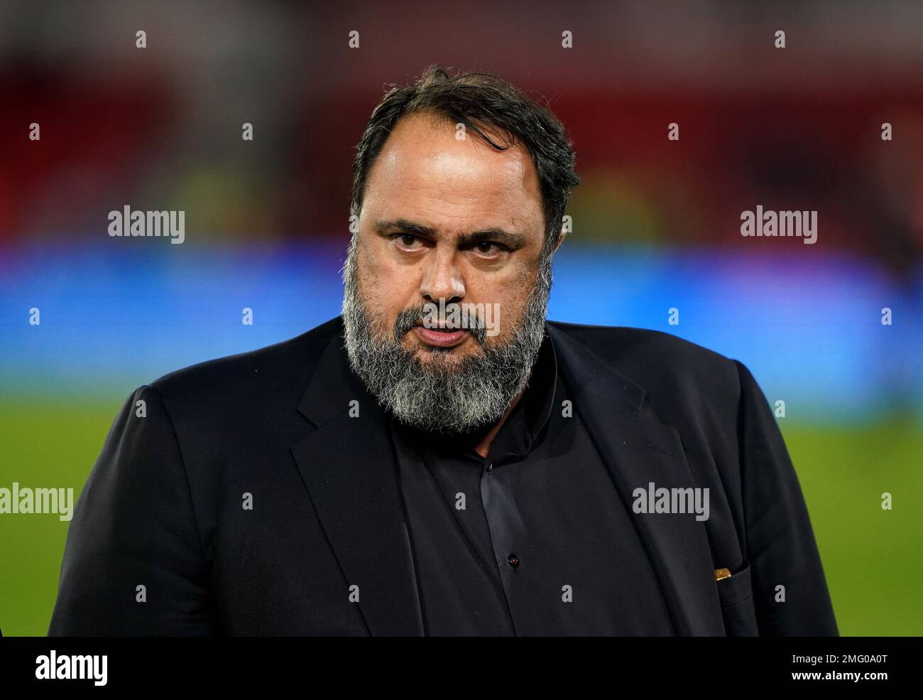 Nottingham Forest owner Evangelos Marinakis ahead of the Carabao Cup ...