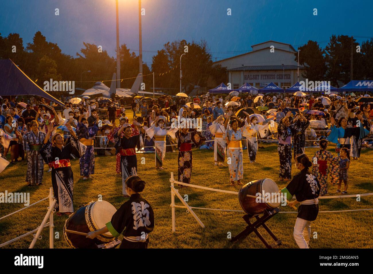 NAVAL AIR FACILITY ATSUGI, Japan (August 20, 2022) Bon Odori dancers ...