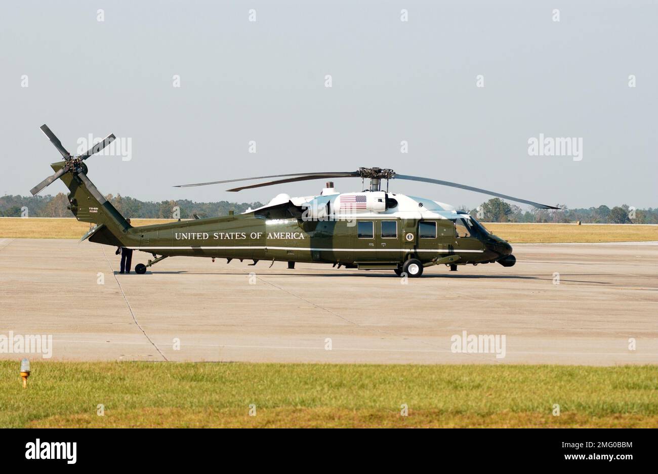 President George W. Bush Visit - 26-HK-6-324. USA helicopter on ATC ...