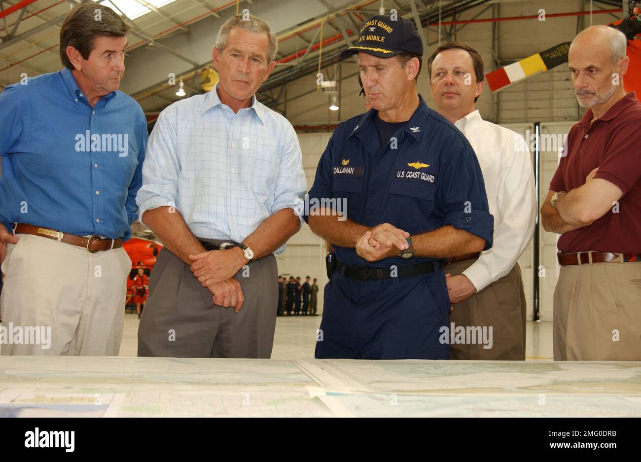 President George W. Bush Visit - 26-HK-6-98. Hurricane Katrina Stock ...
