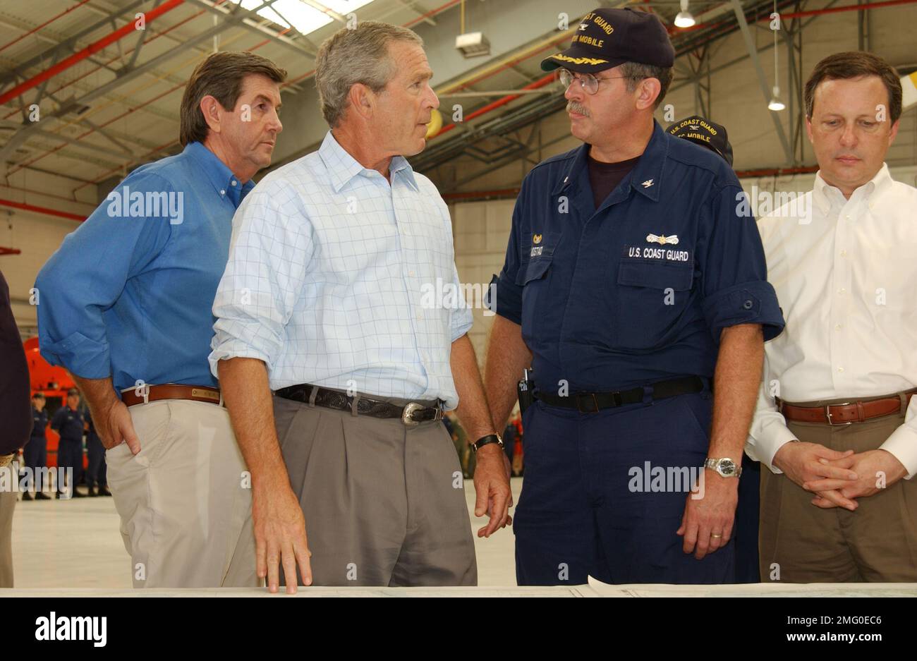 President George W. Bush Visit - 26-HK-6-85. Hurricane Katrina Stock ...