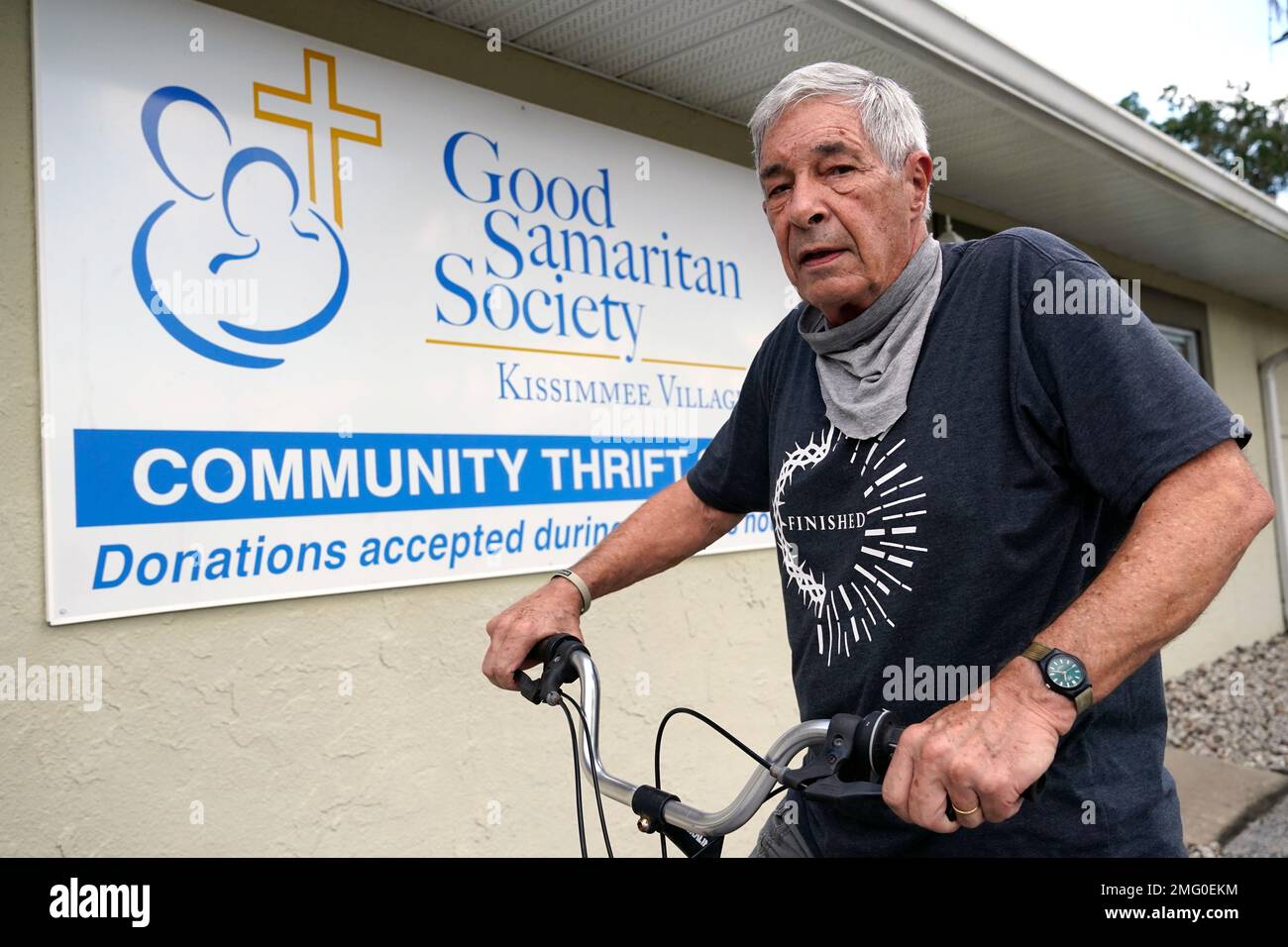 James Farr at the thrift store at his gated community, Good Samaritan ...