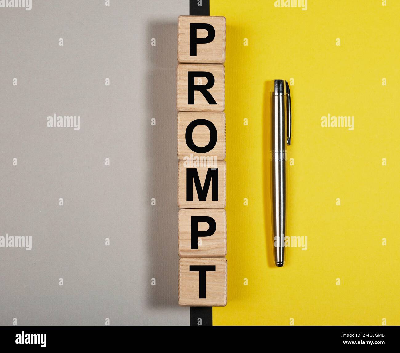 Prompt word. Communication with AI concept. High quality photo Stock ...