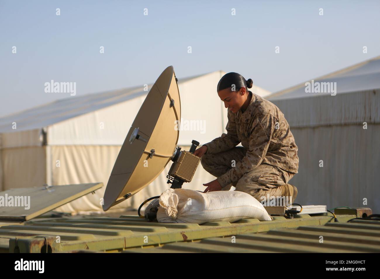 U.S. Marine Corps Lance Cpl. Yerika Zayasbonilla, a data systems ...