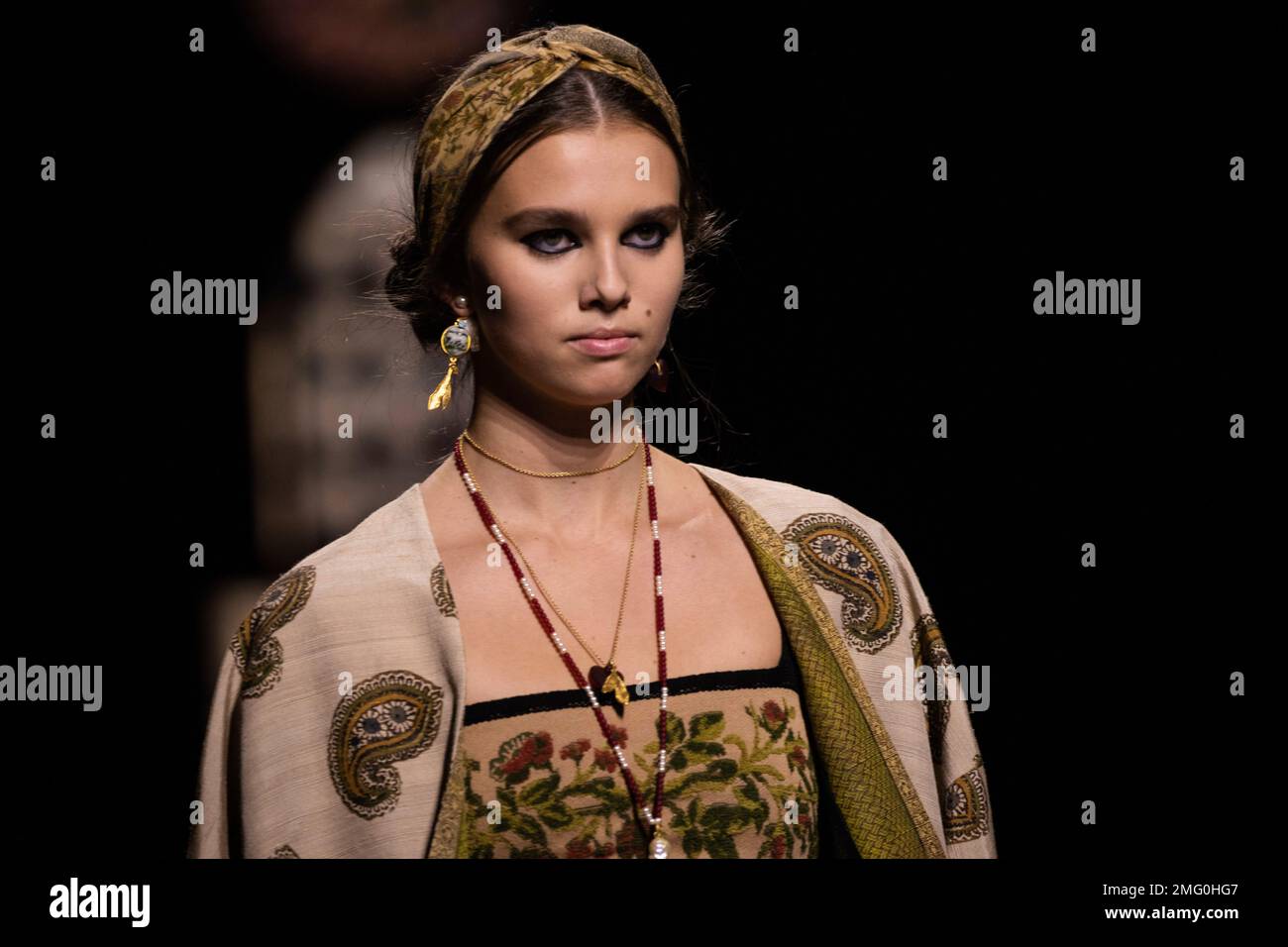 A model wears a creation for Dior's Spring-Summer 2021 fashion ...