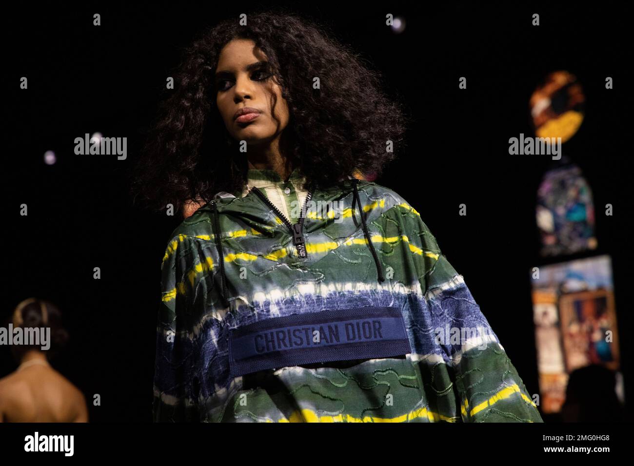 A model wears a creation for Dior's Spring-Summer 2021 fashion ...