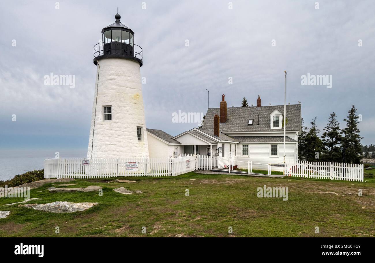 Pemaquid Point Lighthouse was commissioned by President John Quincy ...