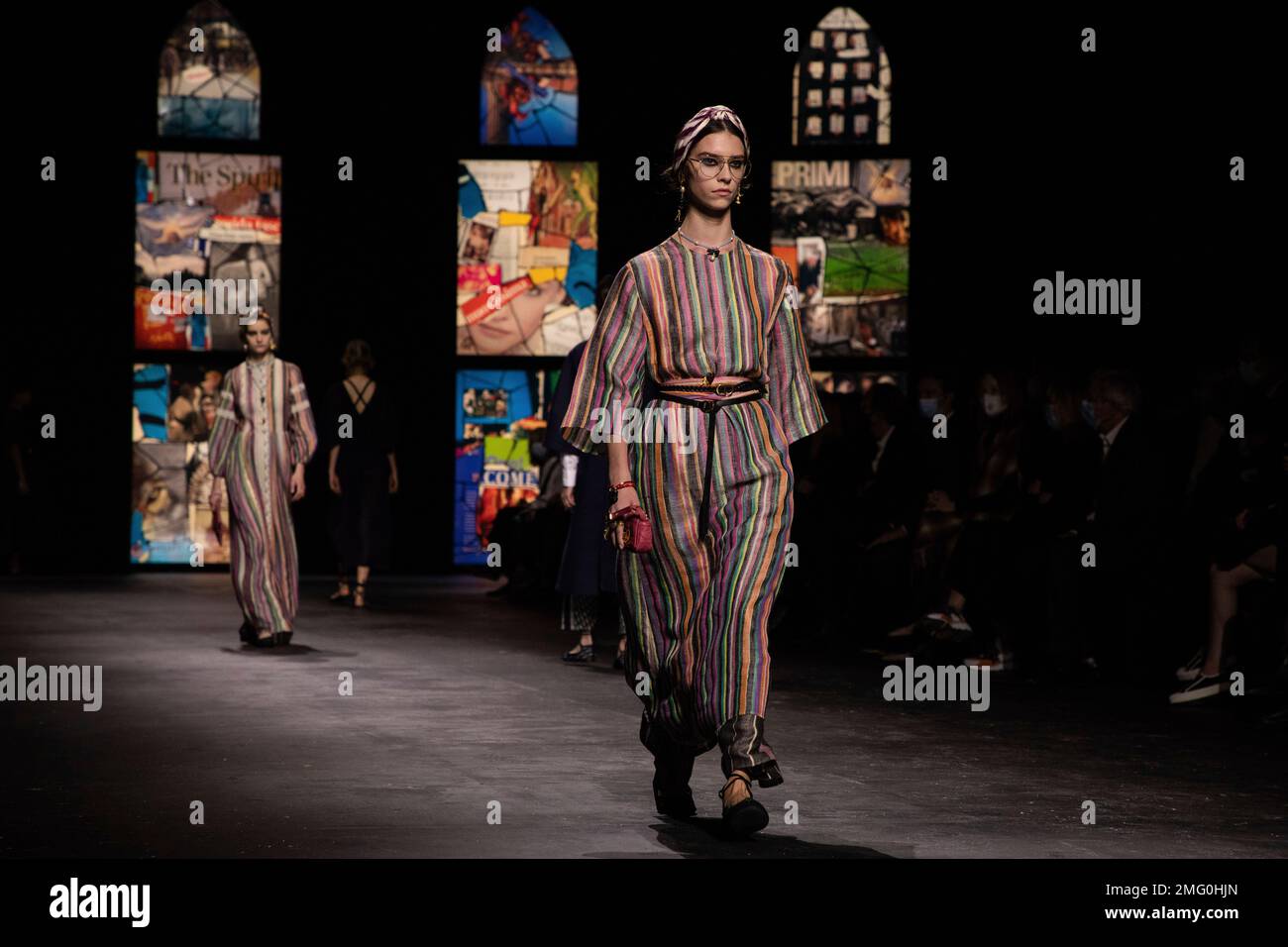 A model wears a creation for Dior's Spring-Summer 2021 fashion ...