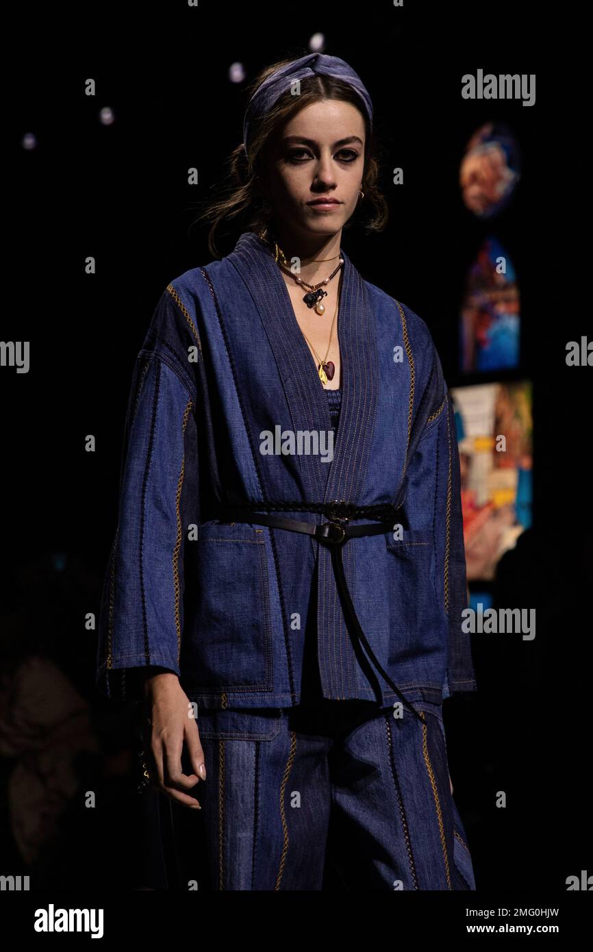 A model wears a creation for Dior's Spring-Summer 2021 fashion ...