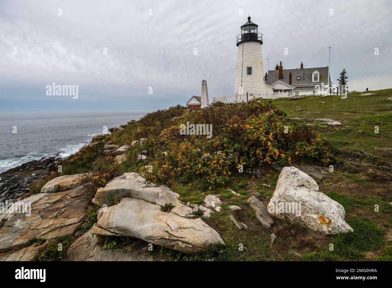 Pemaquid Point Lighthouse was commissioned by President John Quincy ...