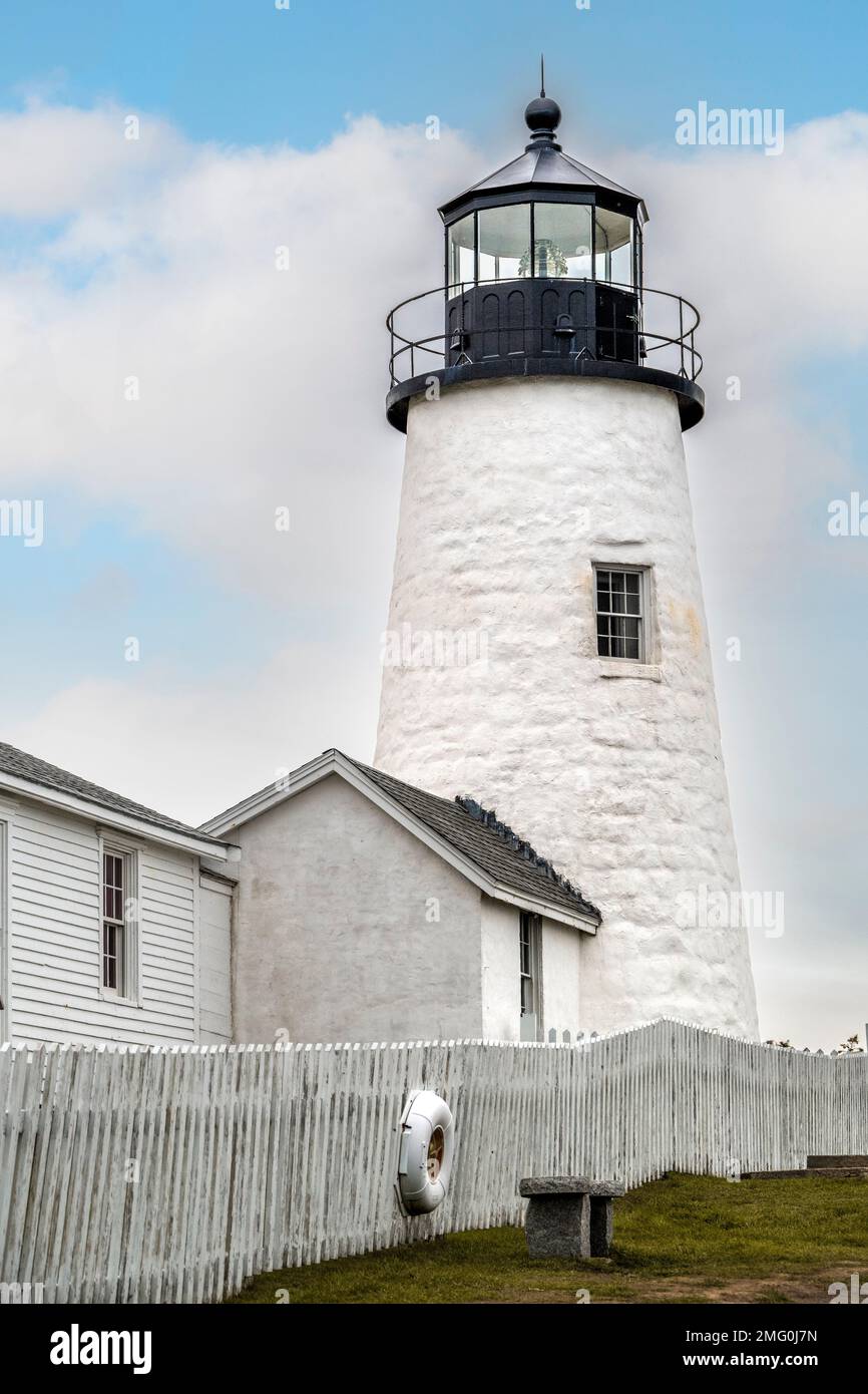 Pemaquid Point Lighthouse was commissioned by President John Quincy ...