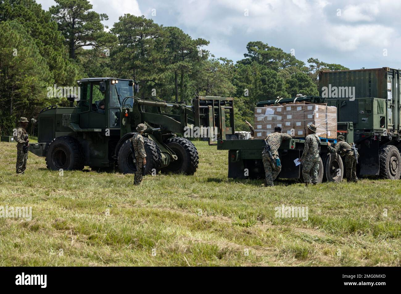U.S. Marines with Combat Logistics Battalion (CLB) 22, Combat Logistics ...