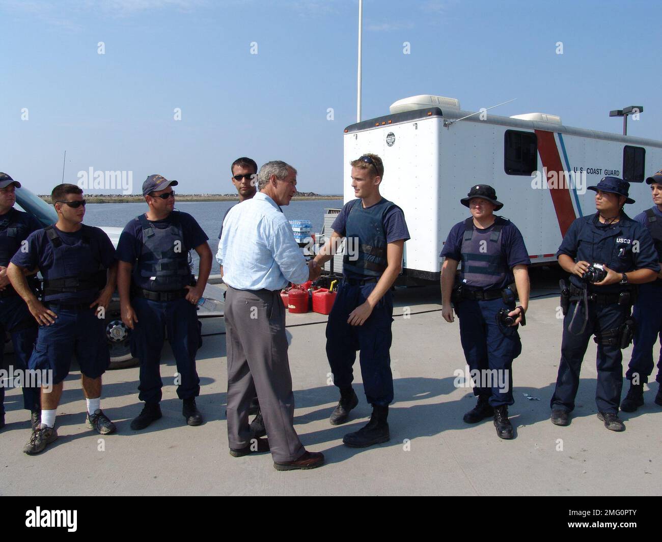 ESU Incident Command Post New Orleans - Commandant Thomas H. Collins ...