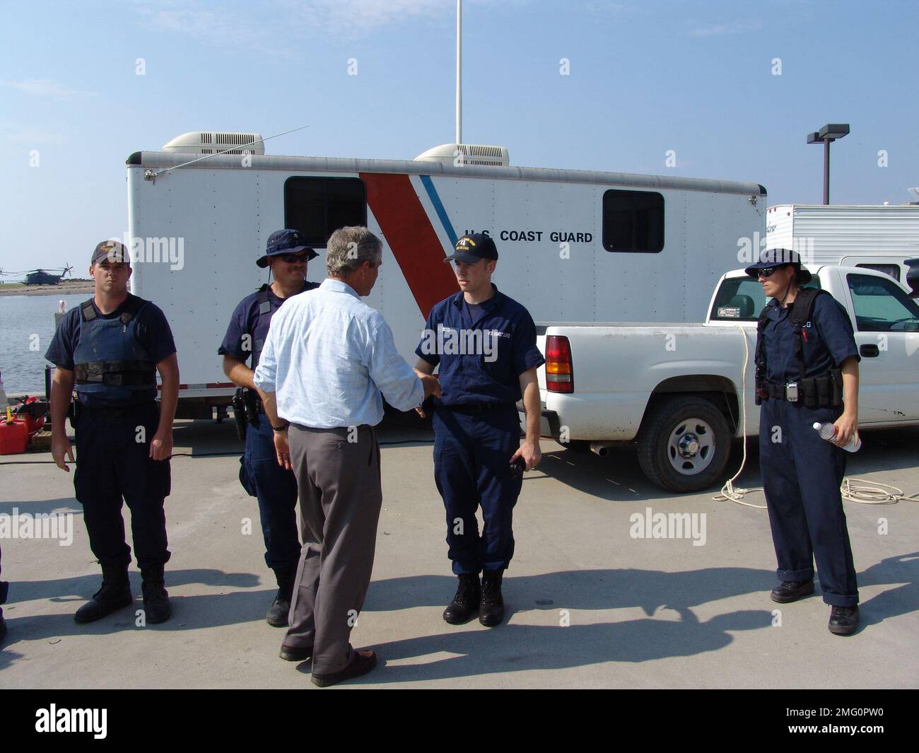 ESU Incident Command Post New Orleans - Commandant Thomas H. Collins ...