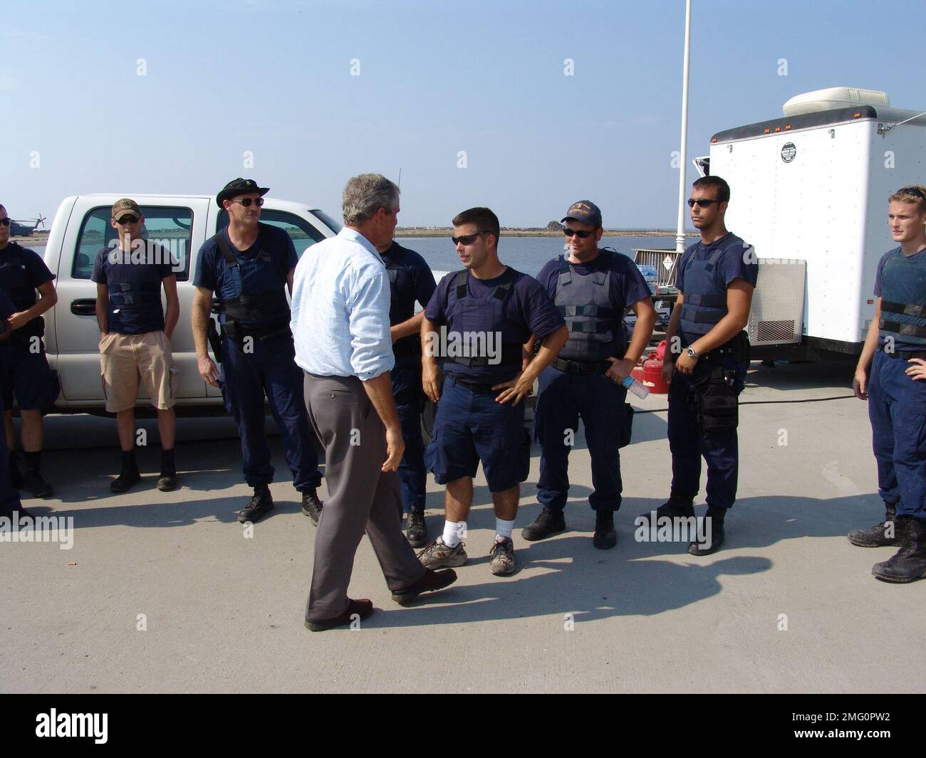 ESU Incident Command Post New Orleans - Commandant Thomas H. Collins ...