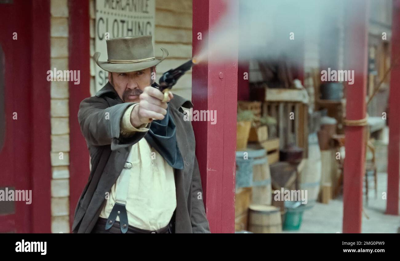 USA. Nicolas Cage in a scene from (C)Saban Films new film : The Old Way ...