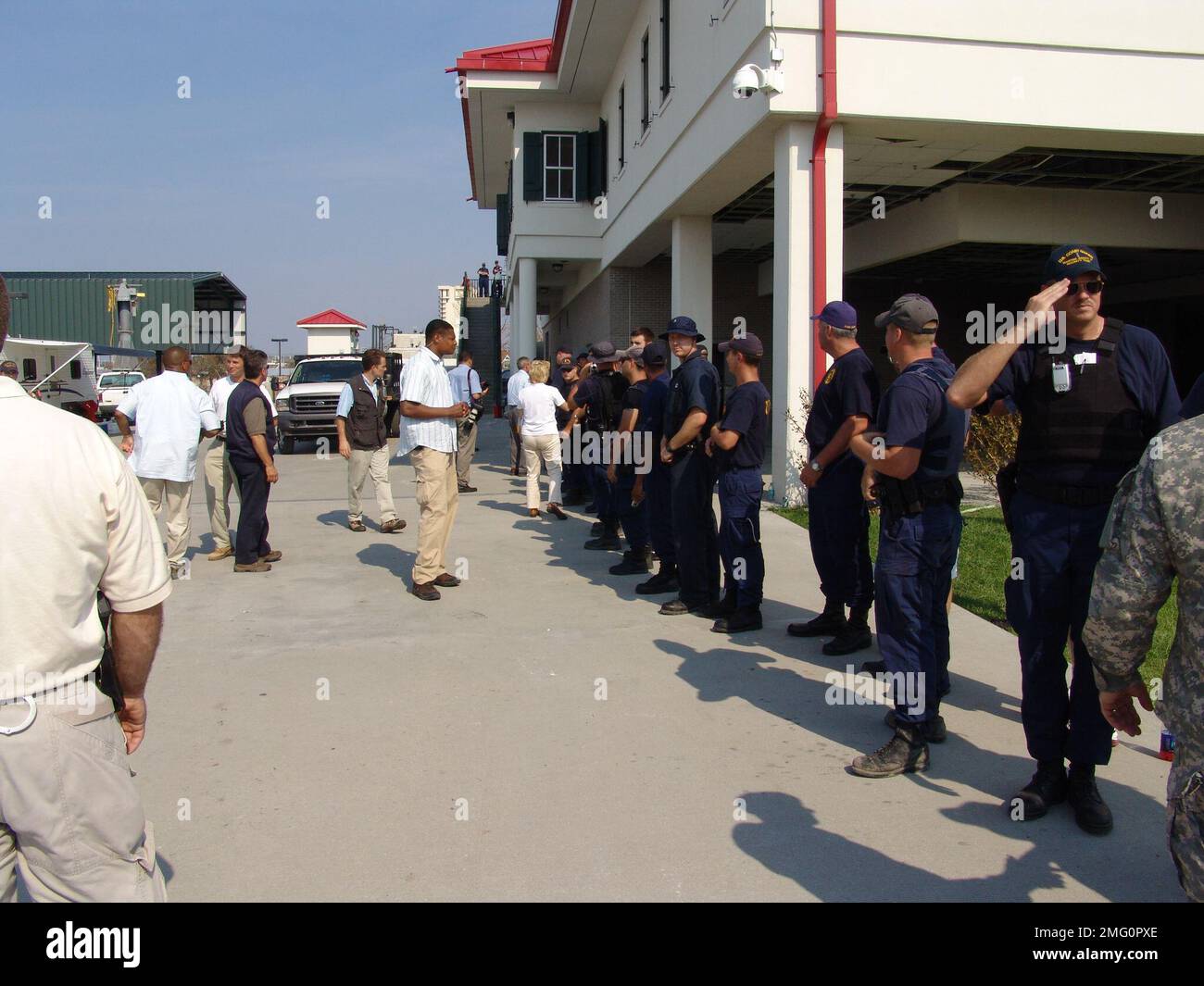 ESU Incident Command Post New Orleans - Commandant Thomas H. Collins ...