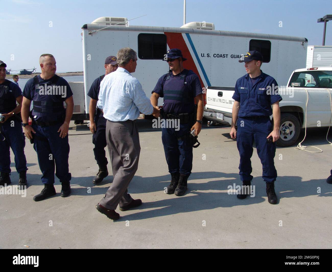 ESU Incident Command Post New Orleans - Commandant Thomas H. Collins ...