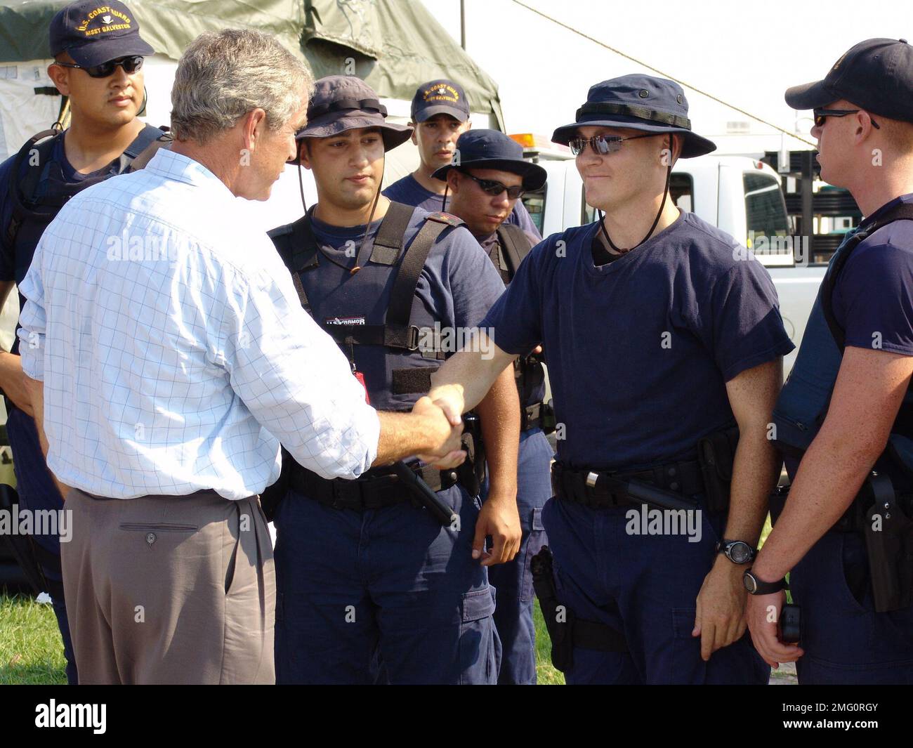 ESU Incident Command Post New Orleans - Commandant Thomas H. Collins ...