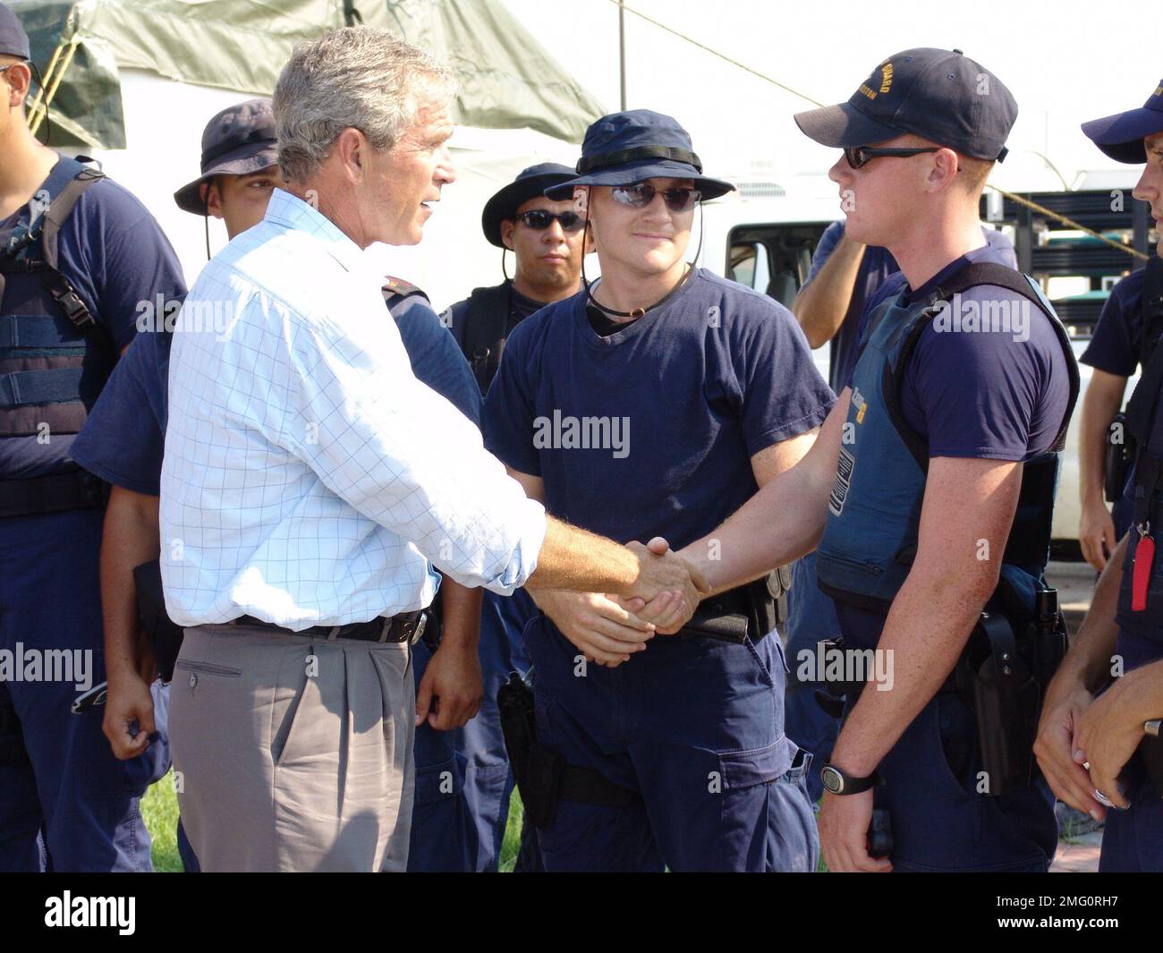 ESU Incident Command Post New Orleans - Commandant Thomas H. Collins ...